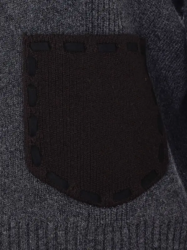 Guest In Residence Cashmere And Wool Zip Polo Cardigan