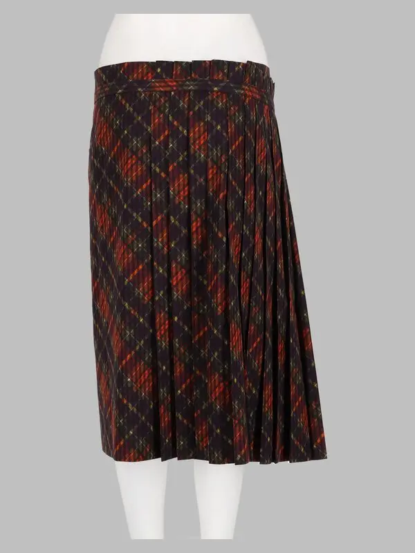 Dries Van Noten Gonna Asimmetrica A Pieghe