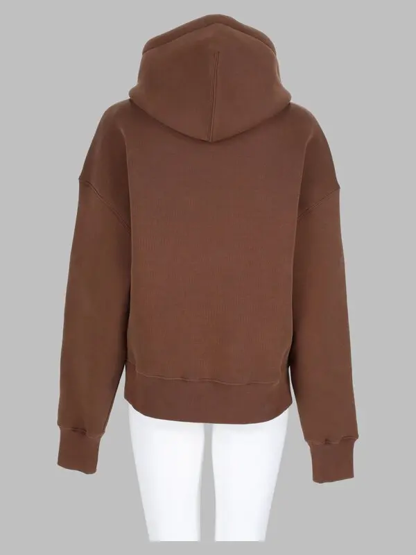 AMI Paris Felpa Con Logo E Cappuccio