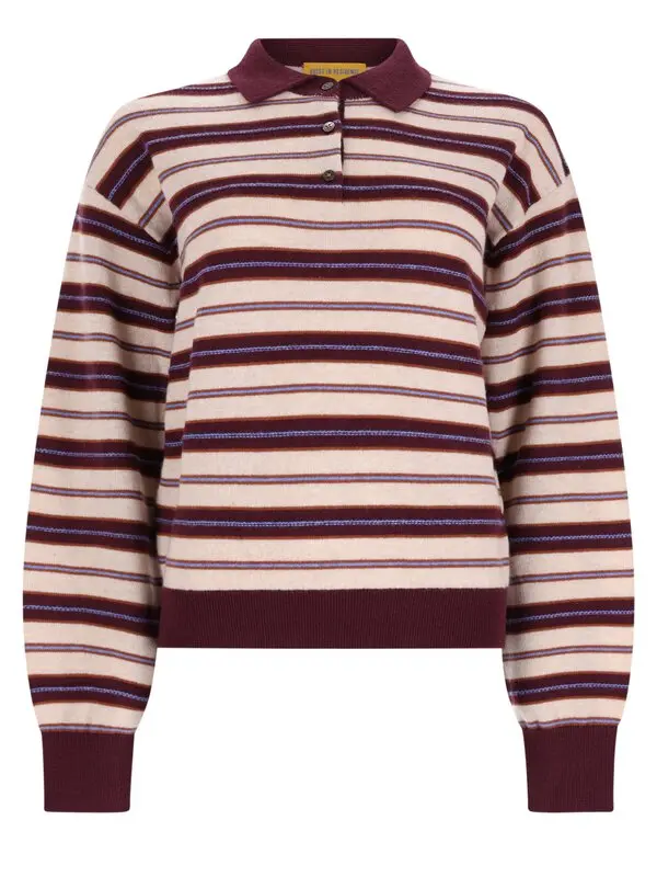 Guest In Residence Maglia Polo A Righe