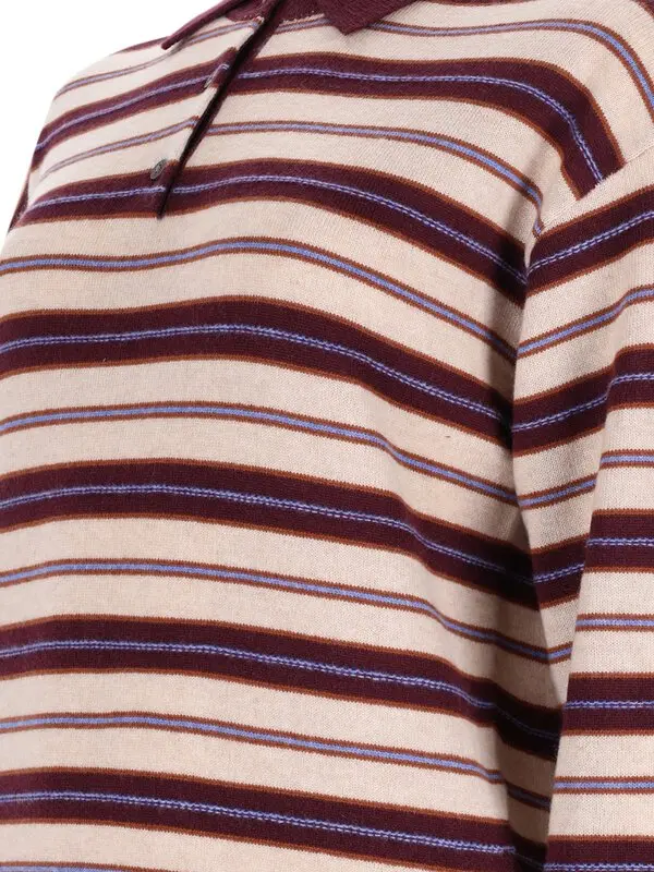 Guest In Residence Maglia Polo A Righe