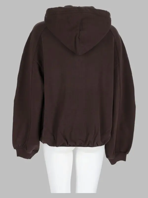 Jacquemus Felpa "corso" Con Cappuccio E Zip