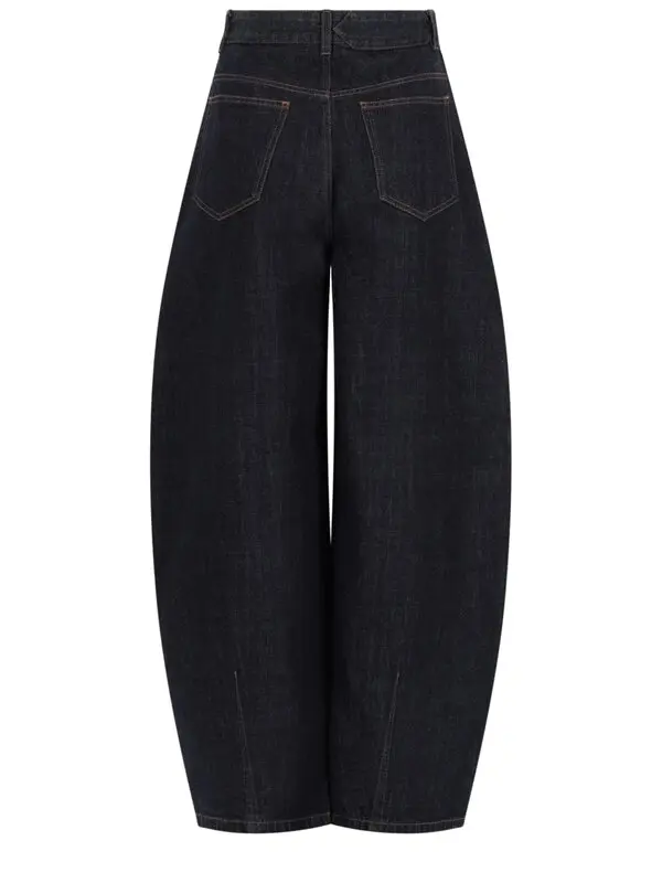 Jacquemus Jeans In Denim "de-nimes Ovalo