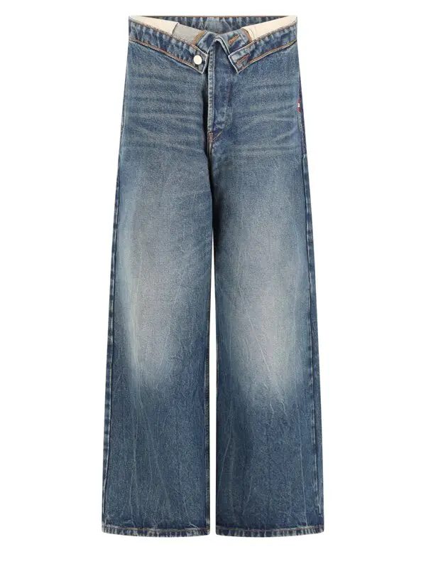 AMISH SUPPLIES Jeans "roll Up Azul