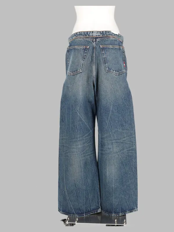 AMISH SUPPLIES Jeans "roll Up Azul