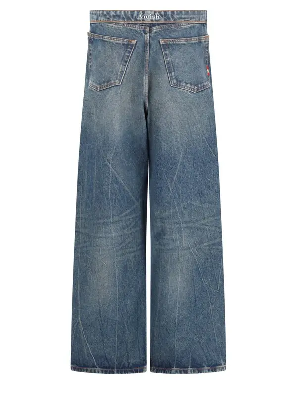 AMISH SUPPLIES Jeans "roll Up Azul