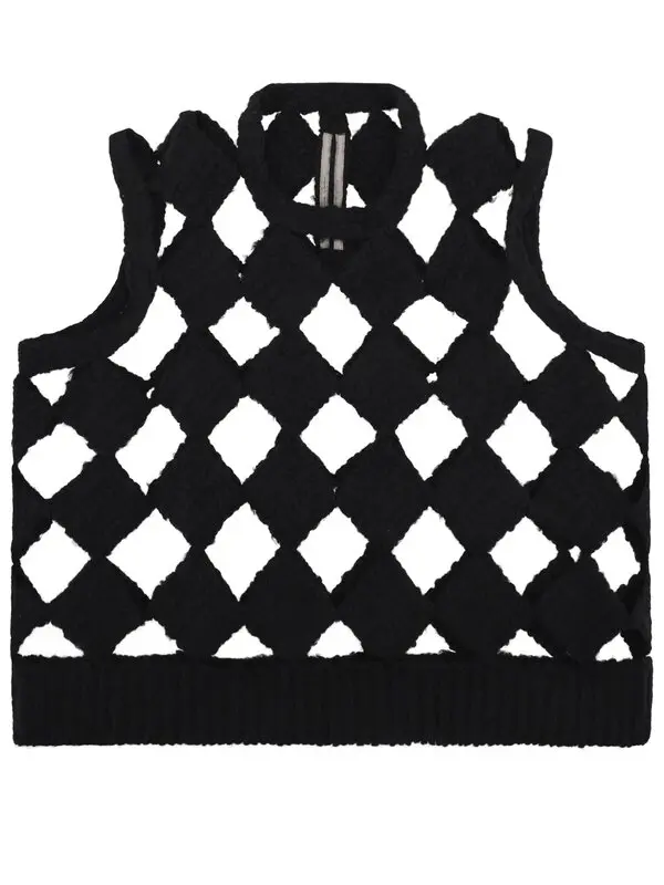 Rick Owens Tank Top "sarutanya - Black