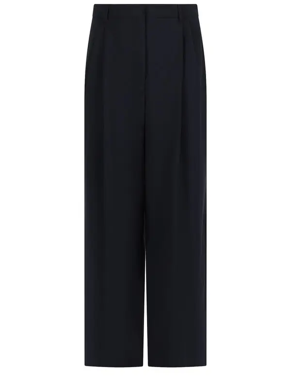 Max Mara Pantolone In Tela Di Lana