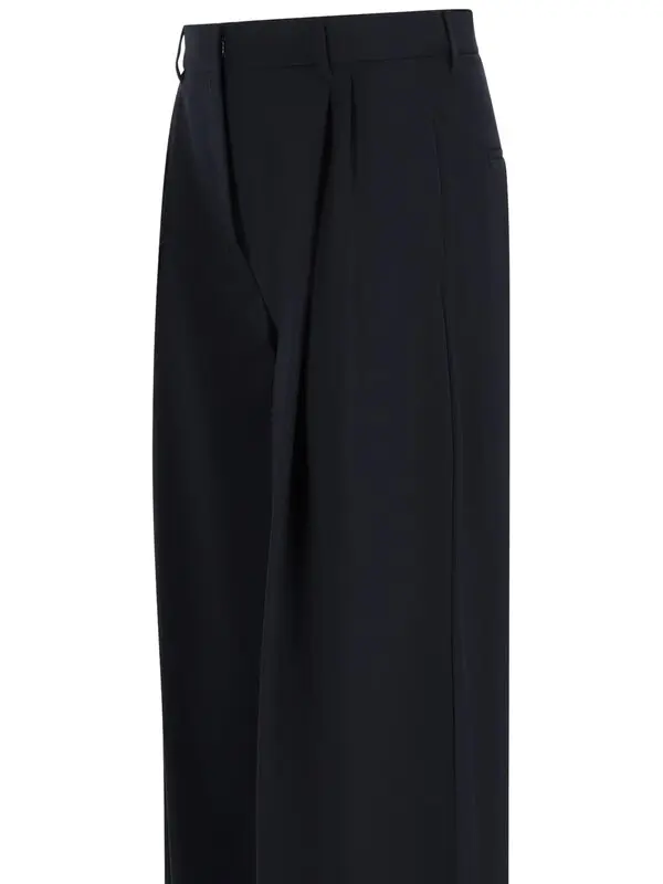 Max Mara Pantolone In Tela Di Lana