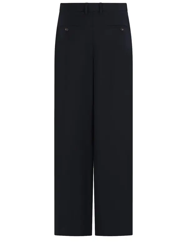 Max Mara Pantolone In Tela Di Lana