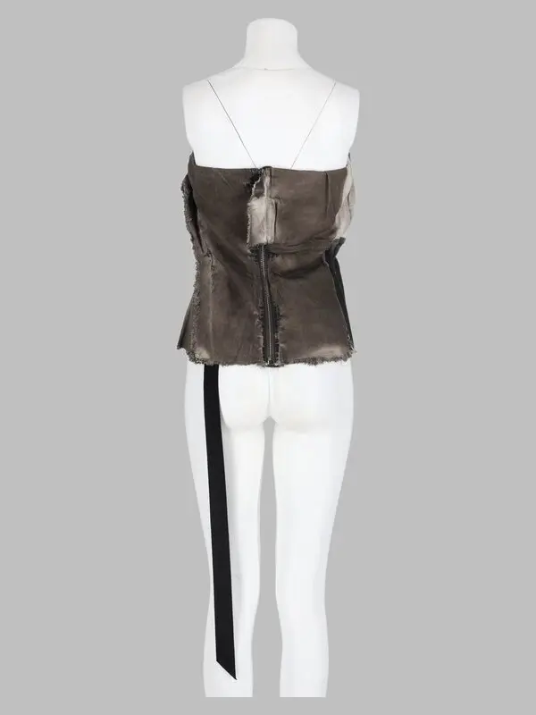 Rick Owens Top "splintered Bustier