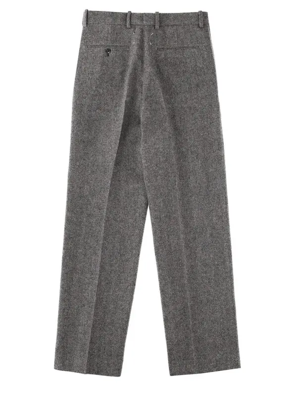 MAISON MARGIELA Pantalone In Lana A Spina Di Pesce