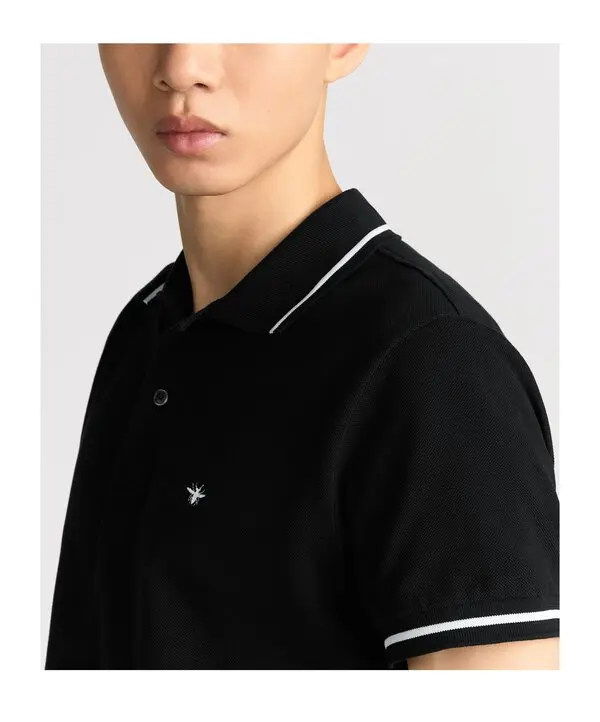 Dior Polo Shirt With Bee Embroidery
