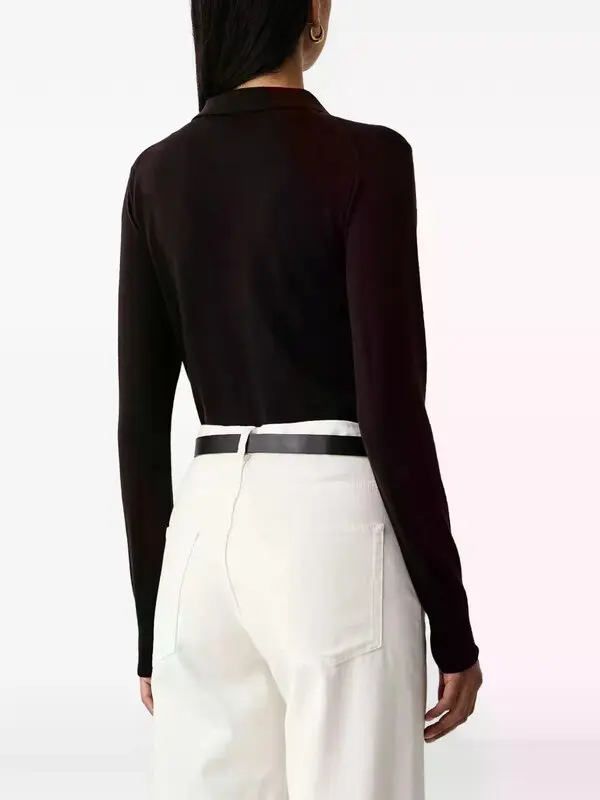 FRACOMINA Button-up Long-sleeve Bodysuit
