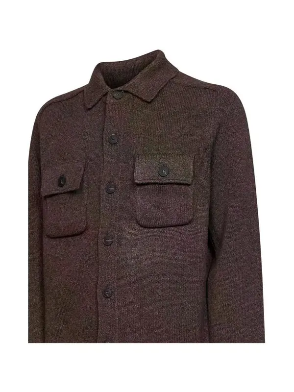 D4.0 Virgin Wool Knit Cardigan