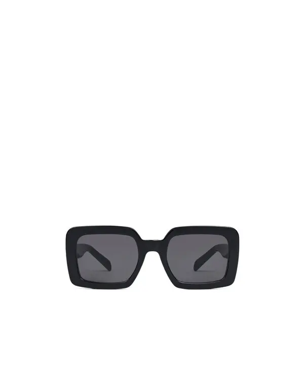 Celine Triomphe 13 Sunglasses In Acetate - Black