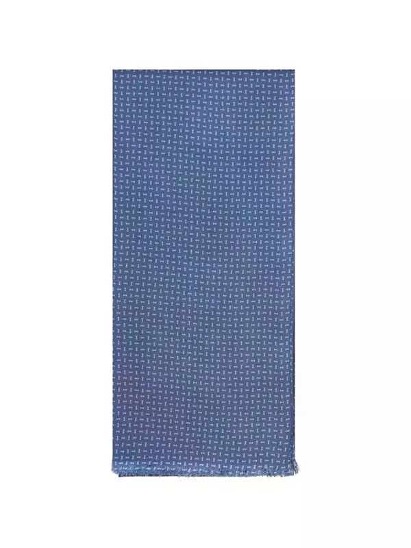 PERSONALITY X Suit Geometric-print Scarf
