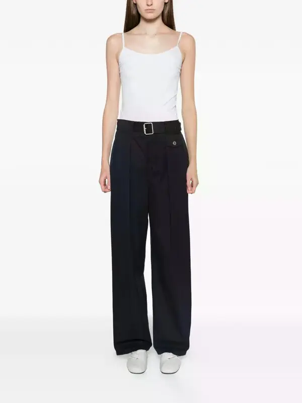 Loewe Trousers In Cotton And Silk