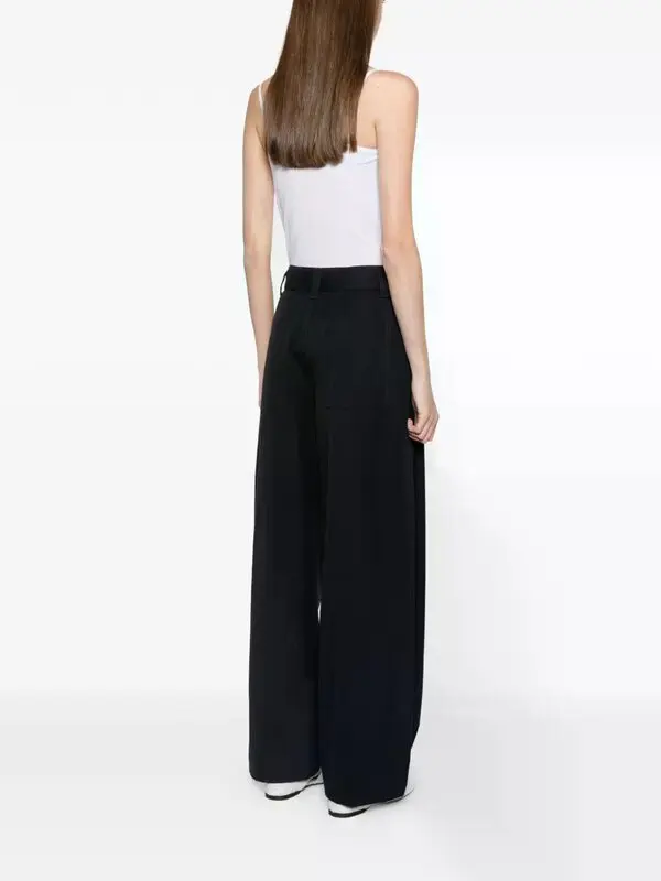 Loewe Trousers In Cotton And Silk