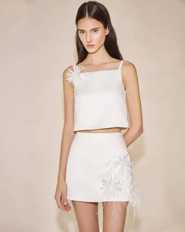 Alexis Egretta Top - Ivory