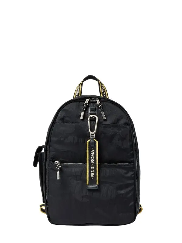 Fendi Patchwork Detailed Climb Backpack By - Black