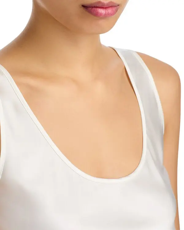 Veronica Beard William Silk Blend Scoop Neck Tank