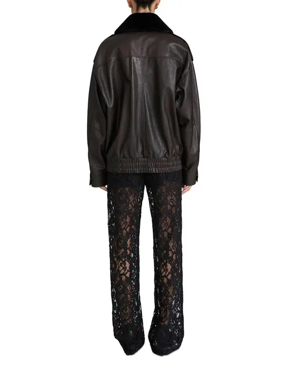 FRAME The Lace Wide Leg Pants