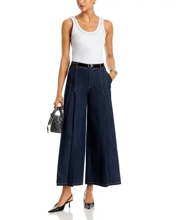 Cinq À Sept Winslow High Rise Wide Leg Jeans
