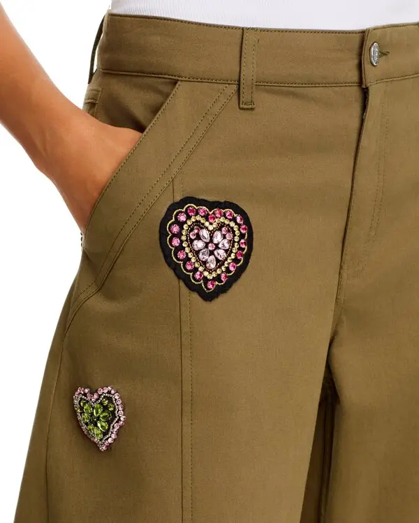 Cinq À Sept Sacred Hearts Isabel Cotton Stretch Pants