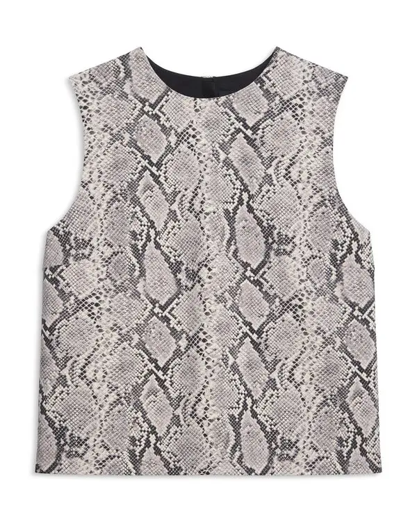 Theory Stretch Wool Printed Shell