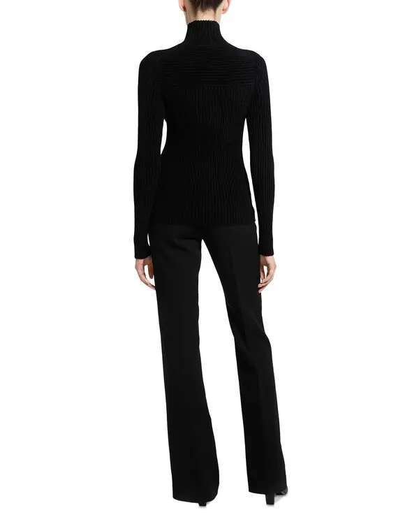 Theory Ribbed Turtleneck Sweater