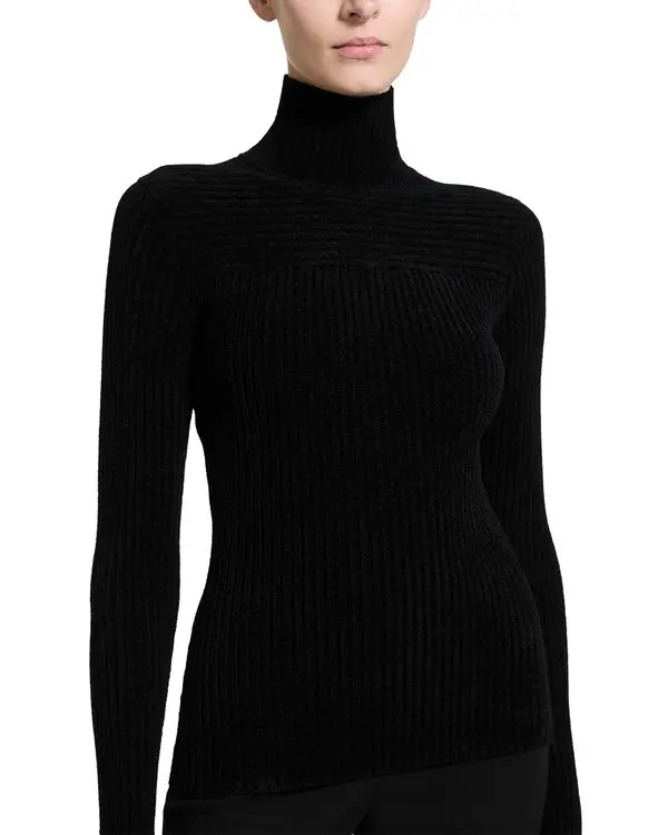 Theory Ribbed Turtleneck Sweater