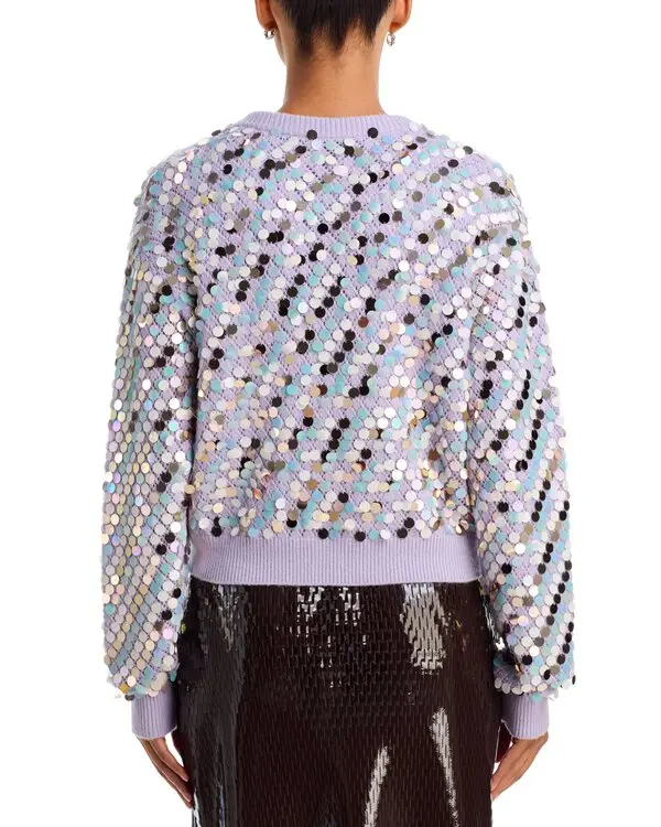 ZANKOV Thyso 2 Sequin Merino Wool & Cashmere Cardigan
