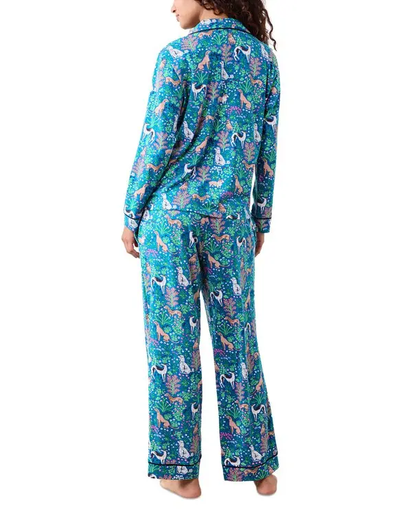 PRINTFRESH Must Love Dogs Knit Long Pajama Set