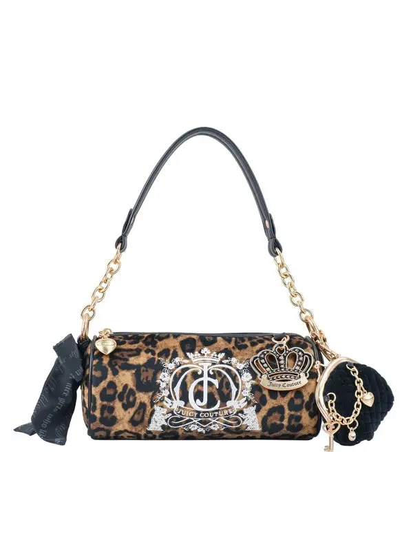 Juicy Couture Crowns & Kisses Shoulder Bag - Leopard