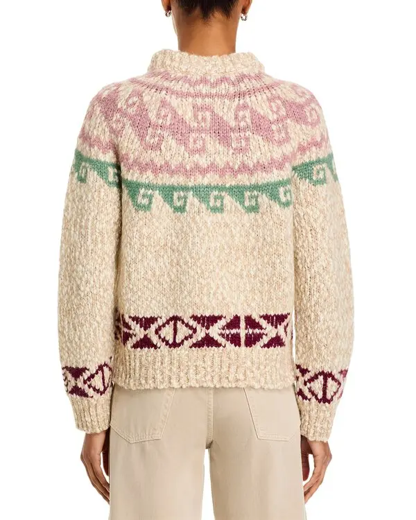 Moncler Intarsia Knit Crewneck Sweater