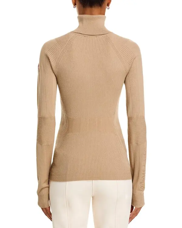 Moncler Mixed Rib Turtleneck Sweater