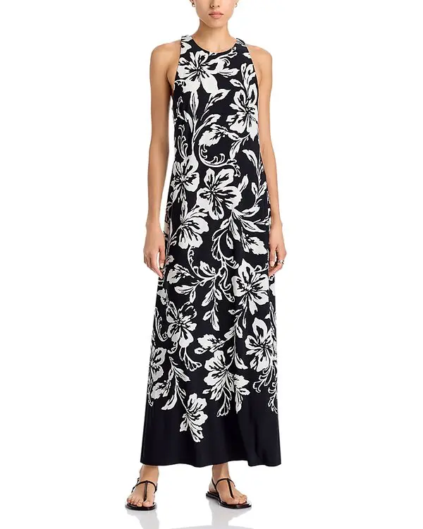 Tommy Bahama Jasmina Botanical Breeze Halter Floral Maxi Dress