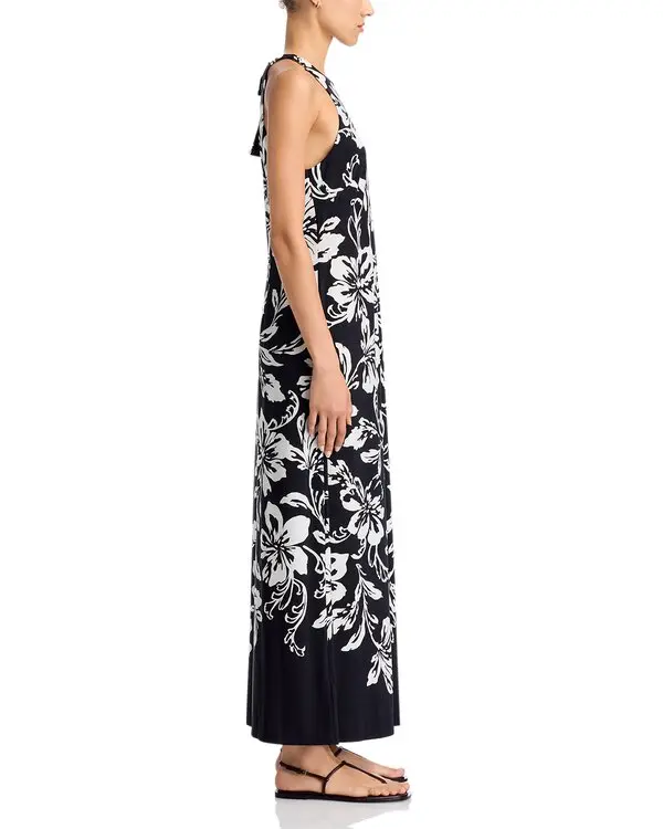 Tommy Bahama Jasmina Botanical Breeze Halter Floral Maxi Dress