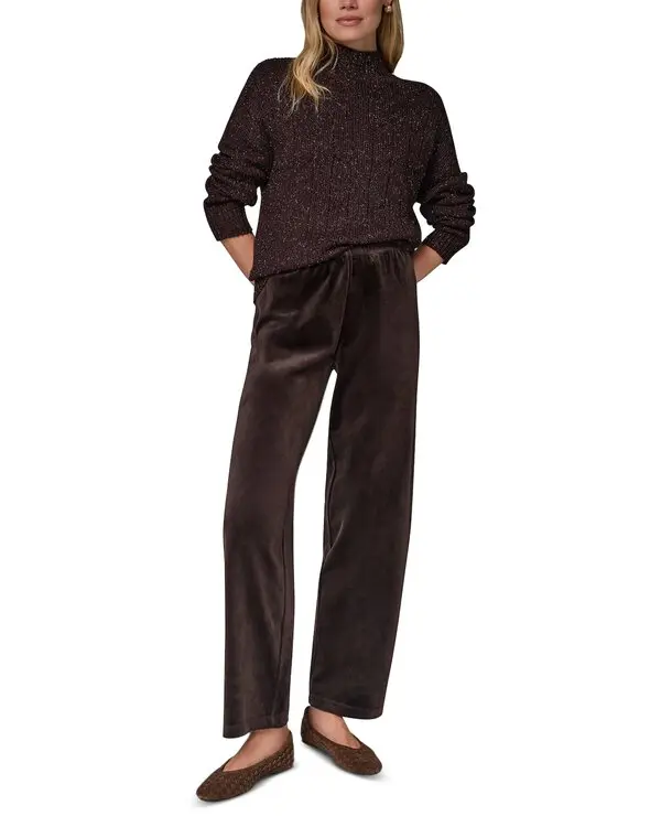 DONNA KARAN WEEKEND Velour Pull On Pants