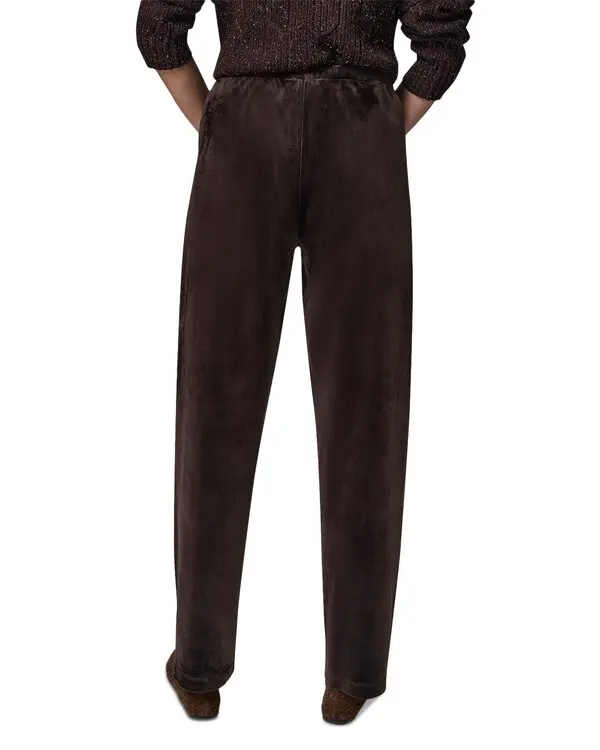 DONNA KARAN WEEKEND Velour Pull On Pants
