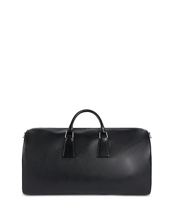 Sandro Leather Weekender Bag