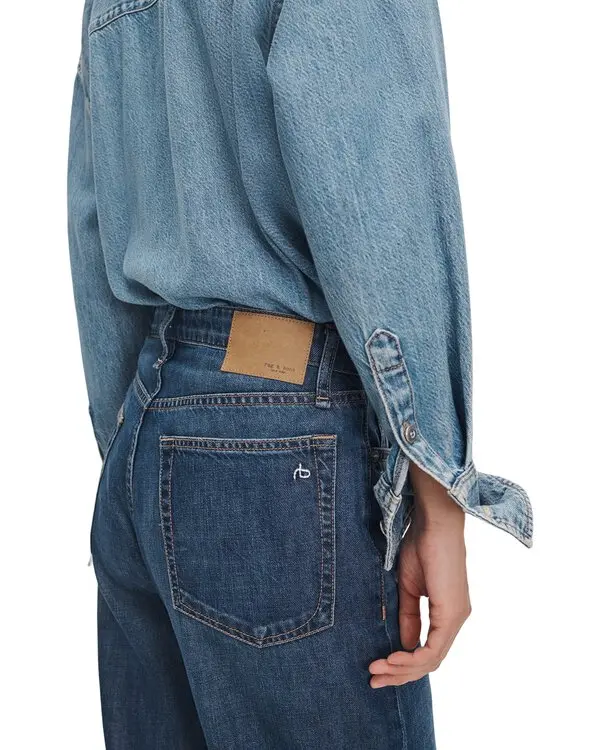 Rag & Bone Ftwt Logan High Rise Wide Leg Jeans