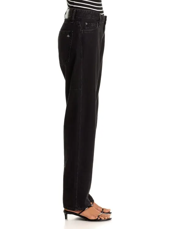Rag & Bone Ftwt Stevie High Rise Slim Tapered Leg Jeans