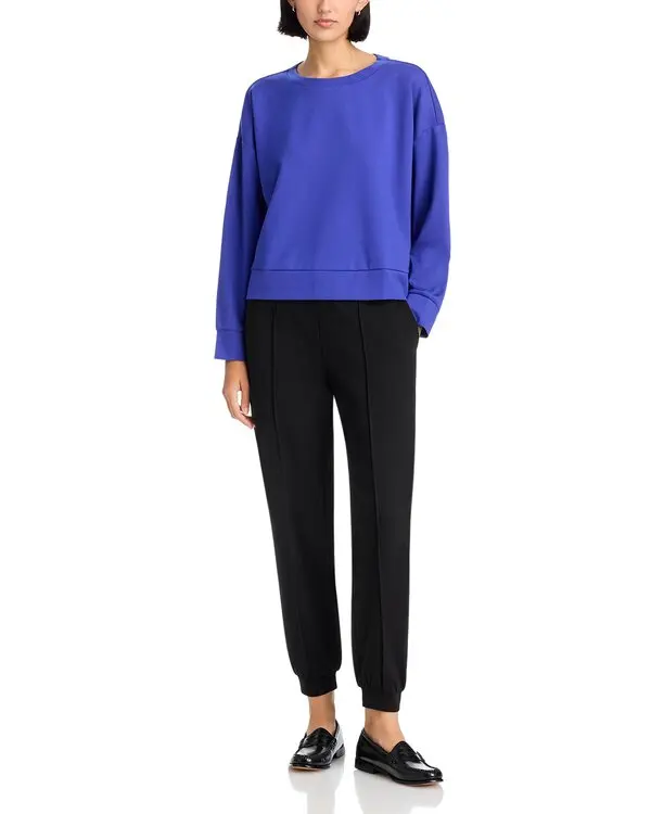 Eileen Fisher Lightweight Ponte Boxy Top - Royal