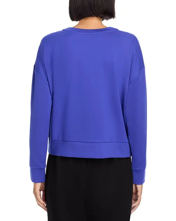 Eileen Fisher Lightweight Ponte Boxy Top - Royal