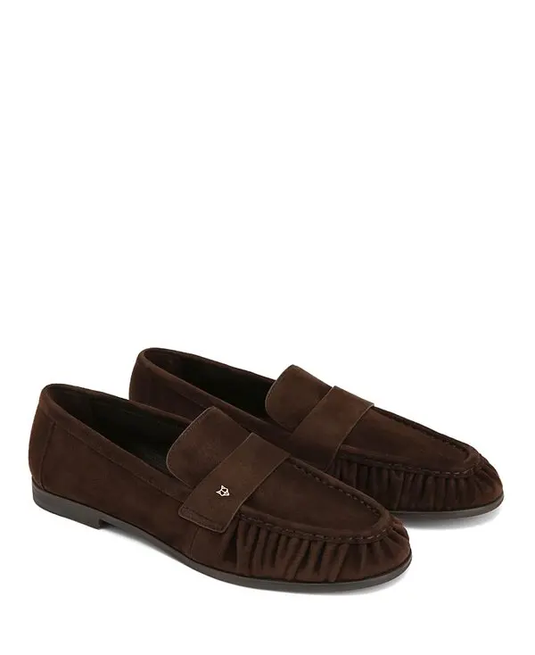 NAKED WOLFE Love Suede Loafers - Brown