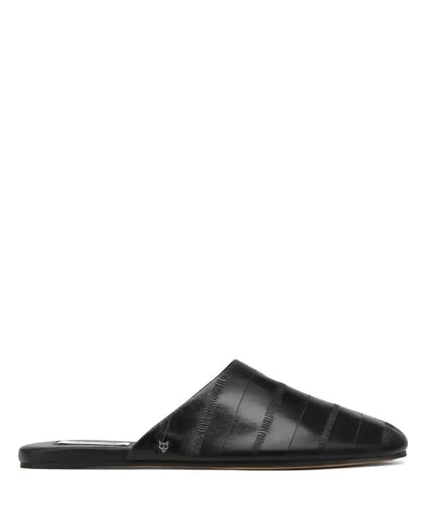 NAKED WOLFE Bessette Leather Mules - Black