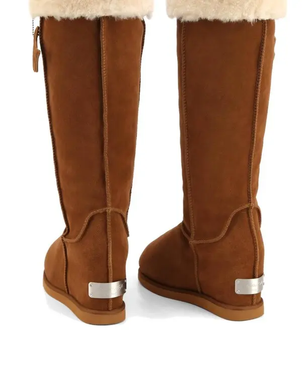 NAKED WOLFE Melrose Suede Boots - Tan