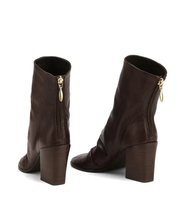 NAKED WOLFE Brandy Leather Boots